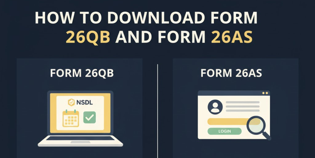 How to Download Form 26QB and Form 26AS - Guide